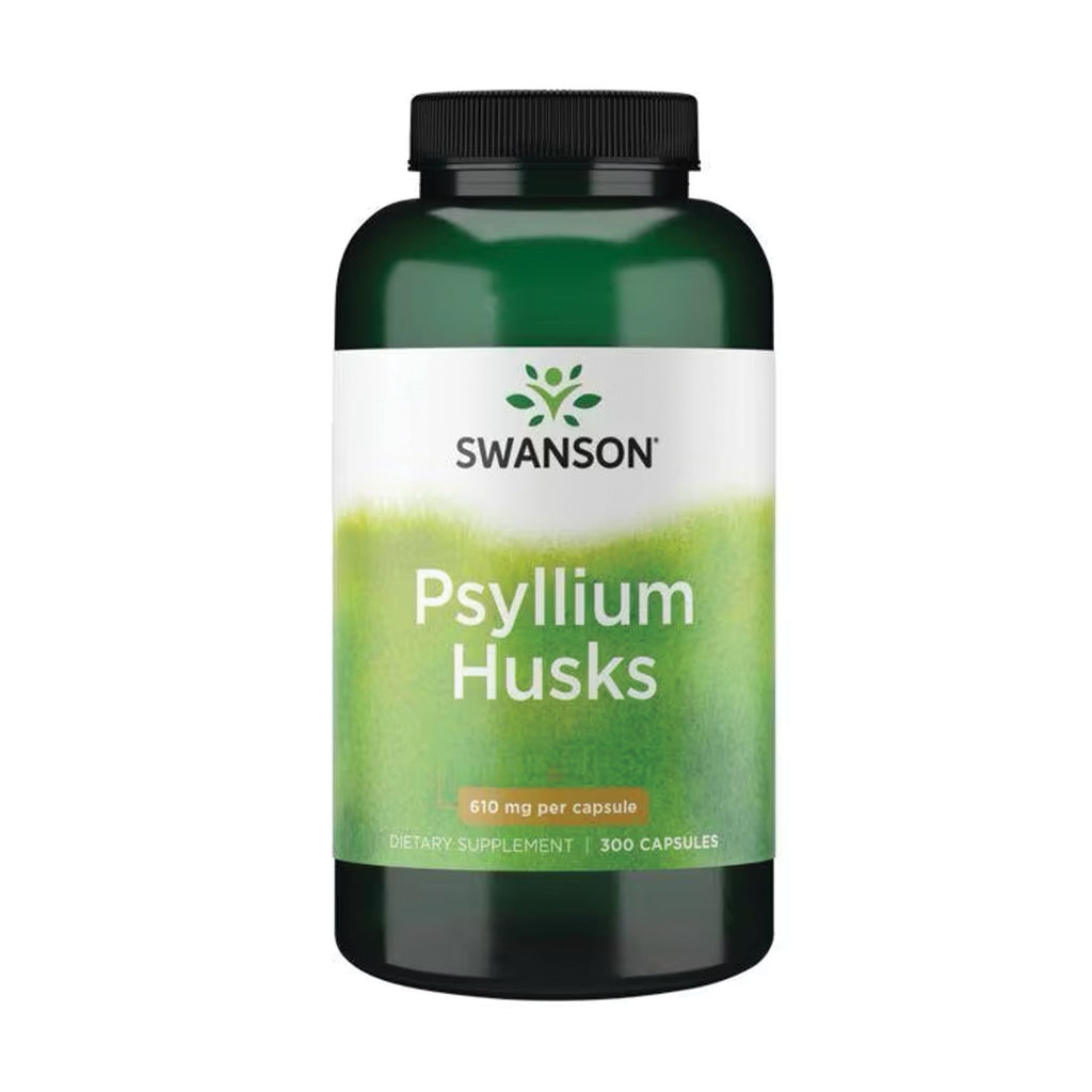 Swanson Psyllium Husks 610 mg - 100 Capsules